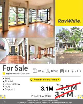 Emerald Residence Bintaro Sector 9, Modernly Renovated | Rumah123