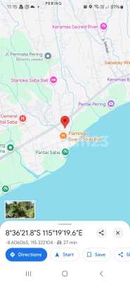 Tanah Ocean View - Saba Area SHM 2600.0 M² di Saba | Rumah123