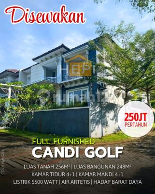 Rumah Furnished View Keren Di Candi Golf Semarang. Dekat Sekolah Bina ...