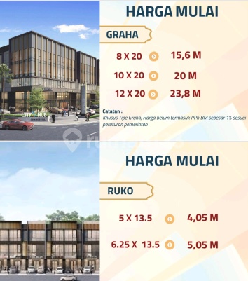 Ruko 3 Lantai City Hub Commercial Lokasi Prestige! & Ga Akan Ada Lg ...