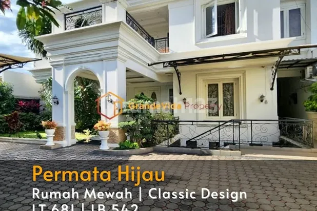 Permata Hijau Rumah Cantik, Bangunan 2 Lantai, Design Classic Mewah ...