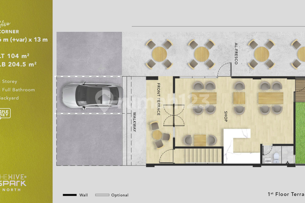 Dijual Ruko Baru 3 Lantai Hook Ruko The Hive Spark North di Jalan Utama Lippo Cikarang kpr Dp 5 ...