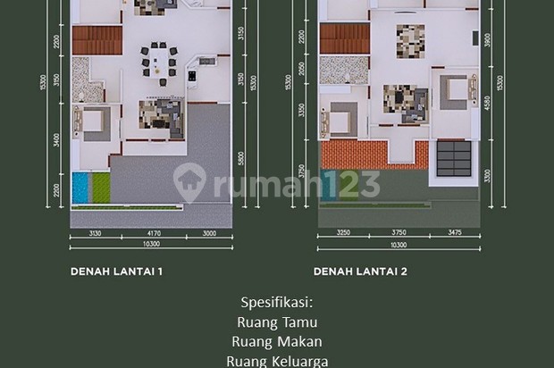 Turun 100 Juta Rumah Mewah Luas 2KM dri Mabes TNI Cilangkap Bambu Apus - oleh Cocok Properti