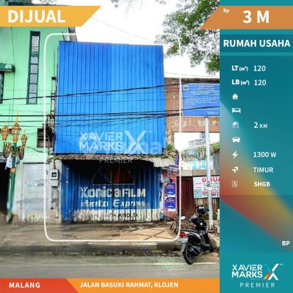 Rumah Usaha di Jalan Basuki Rahmata Klojen Malang Jalan Utama - oleh ...