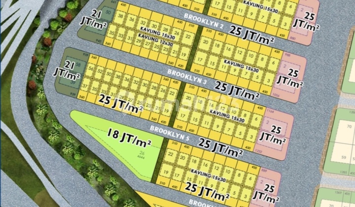 Brooklyn Avenue jual kavling komersial PIK 2 Sedayu indo city tanah 360 ...