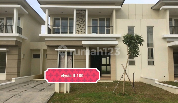 Rumah Suvarna Sutera, Elysia, 9x20, 2lt, Harga Miring 1,675m Net | Rumah123