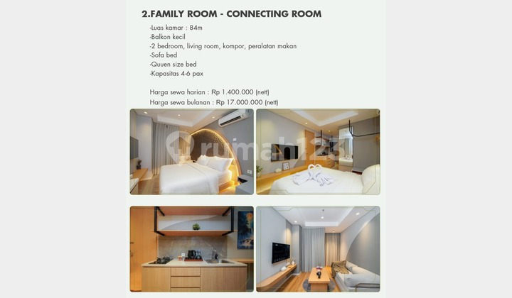 Morich Suites Antasari Place Family Room | Rumah123