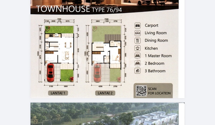 Launching Townhouse Pulomas 3 Batam Center | Rumah123