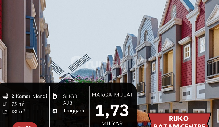 Ruko 2LT Commercial Area Di Batam Centre, Batam | Rumah123