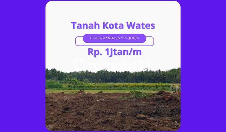 Tanah Utara Bandara YIA Wates, SHM : 218 m² | Rumah123
