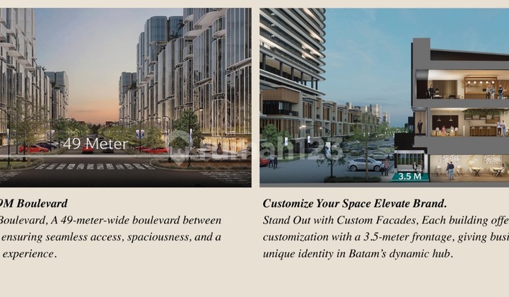 New Shophouse at Azure Exchange Batam Centre | Rumah123