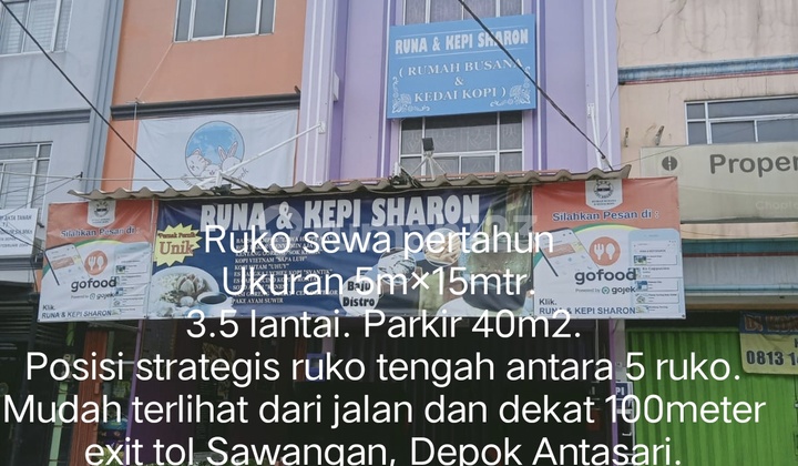 Sewa Ruko di Sawangan, Depok | rumah123.com