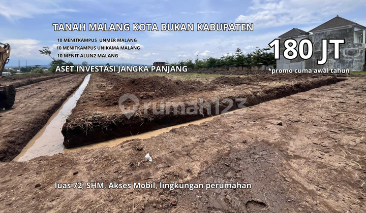 Tanah Kota Malang Lokasi Bandulan Mulyorejpo | Rumah123