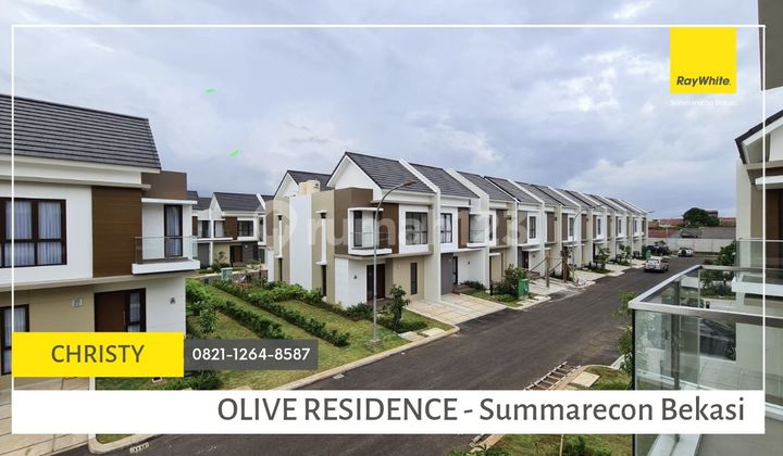 Rumah di Olive Residence Hoek Premium 6x11 The Orchard Summarecon Bekasi | Rumah123.com