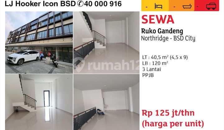 Sewa Ruko di BSD City, Tangerang, Murah | Harga 2024