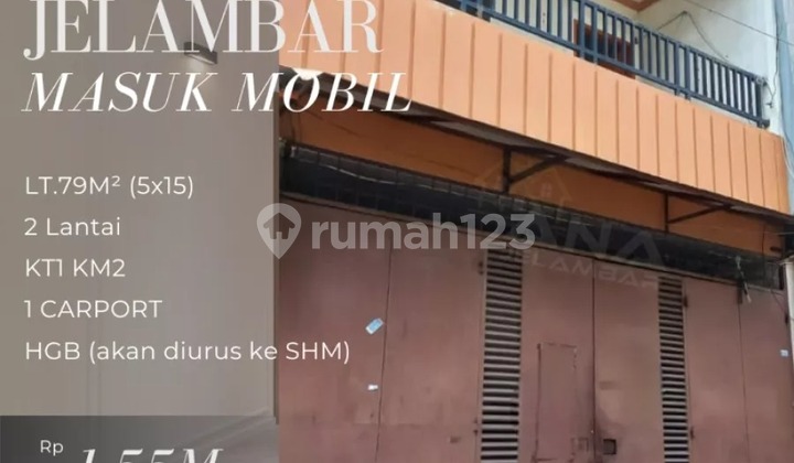 Jual Ruko HGB di Jelambar | Harga Terbaru