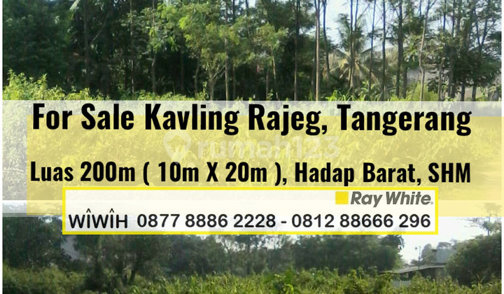 Tanah Dijual di Rajeg, Tangerang | rumah123.com